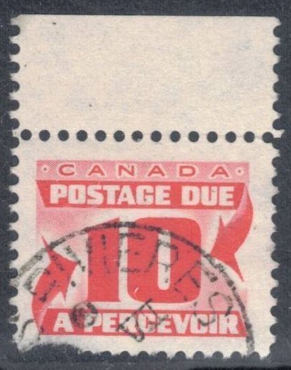 Canada Postage DUE 1969 10c #J35 Perf 12 | Canada, Postage Due Stamp ...