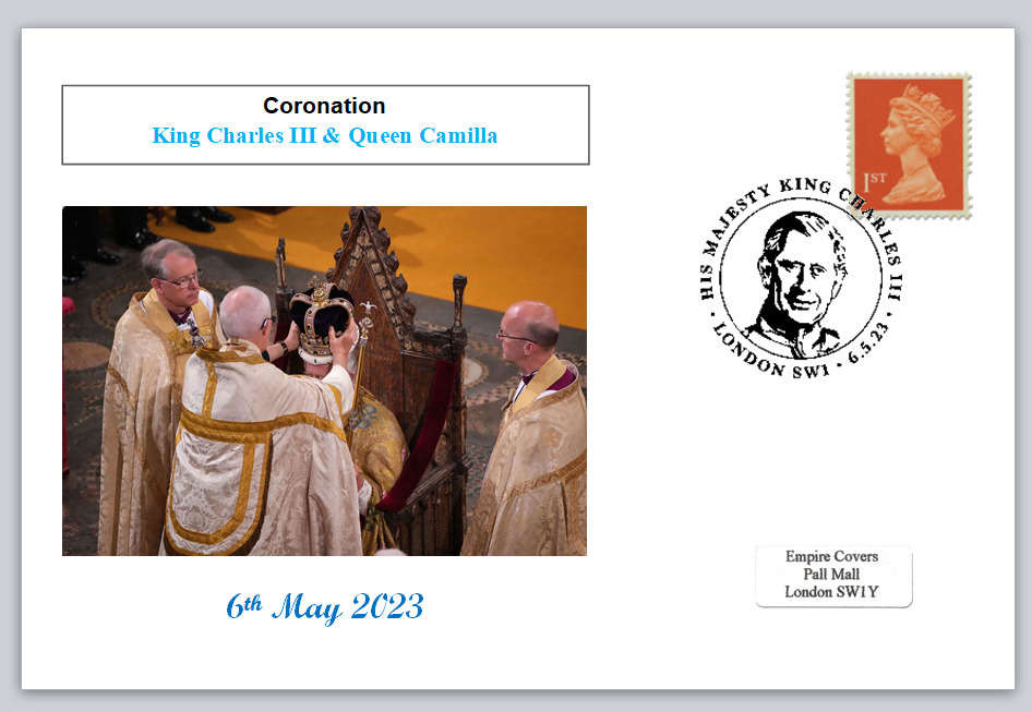 GB 2023 FDC Coronation King Charles III royalty postcard #3 | Great ...