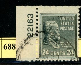 PKStamps - USA - 828 - Used - Plate Number Single #22-688 | United ...