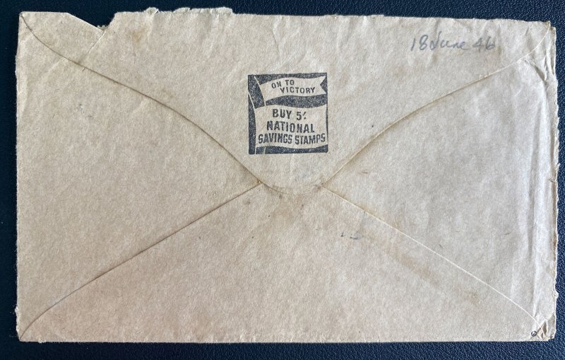 1946 RAAF Australian Air Force Base 381 Japan OHMS Cover To Melbourne ...