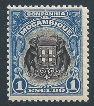 Mozambique Company #143 NH 1e Company Arms Blue & Black | Africa ...