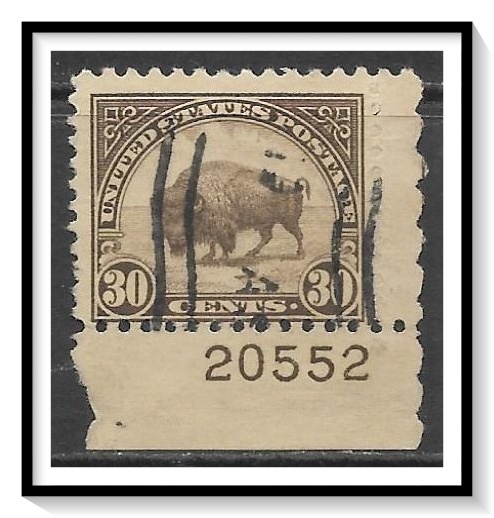 US #700 Buffalo Plate # Single Used | United States, General Issue ...