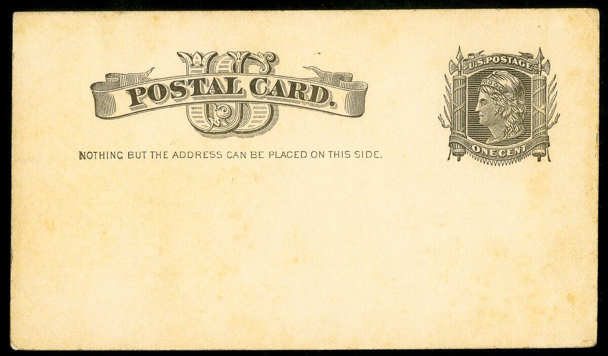 US Stamps # UX7a Postal Card Superb Mint Rare 23 Teeth Scott Value ...