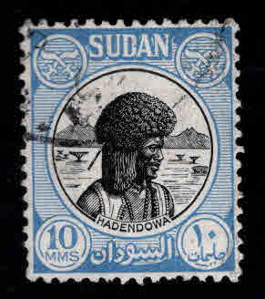SUDAN Scott 103 Hadendowa stamp 1951 | Africa - Sudan, General Issue ...