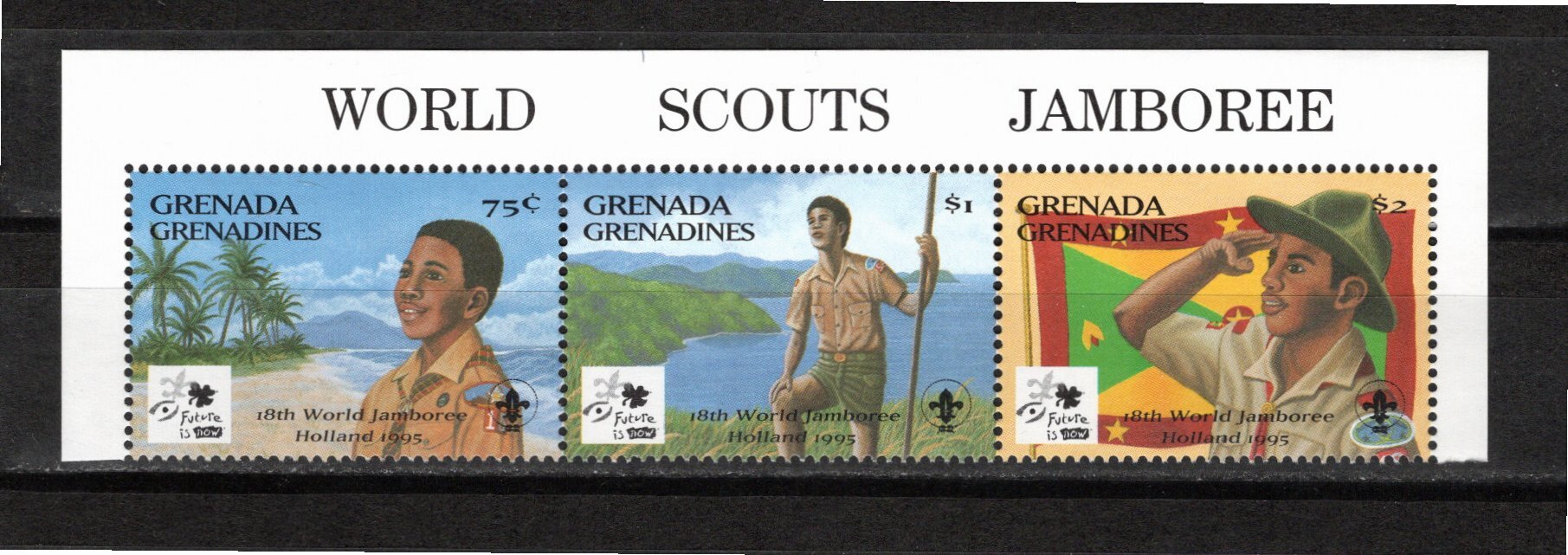 Grenada Grenadines 1995 MNH Sc 1724a-c strip of 3 | Caribbean - Grenada ...