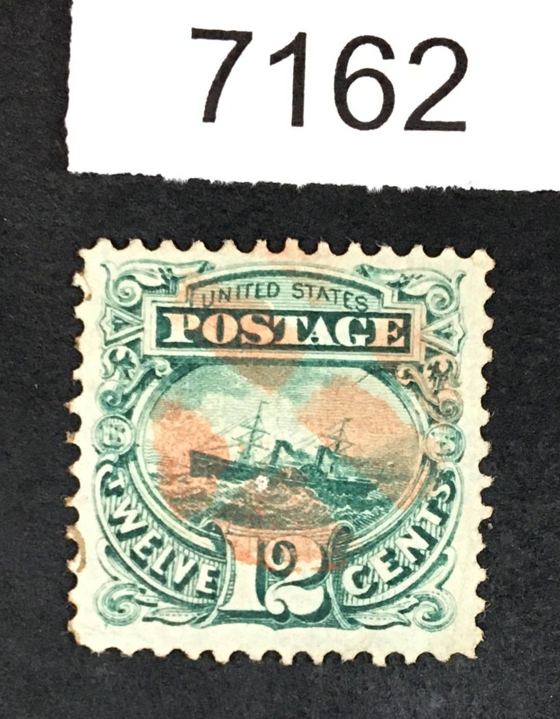 US Stamps # 117 RED Premium Cancel Used VF+ LOT #7162 | United States ...