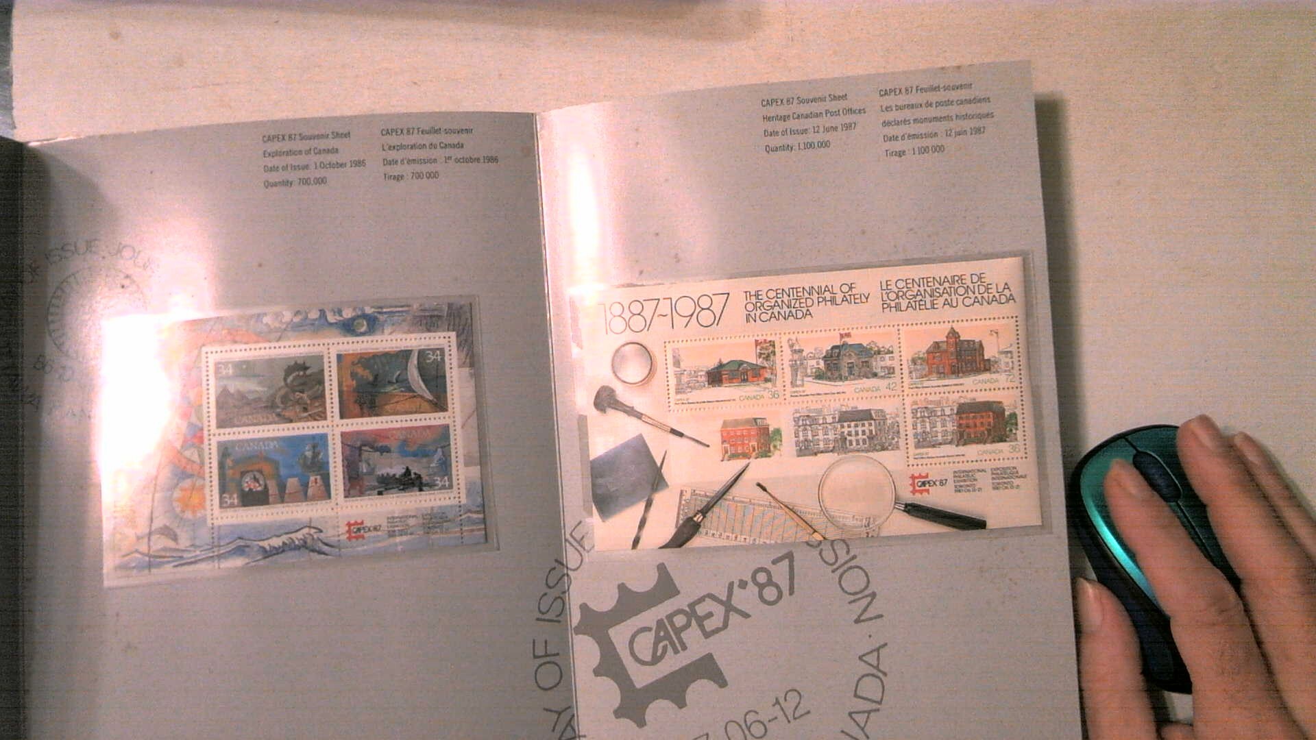 Canada Capes 87 Souv Sheet Collection in Stamp Folio MNH | Canada ...