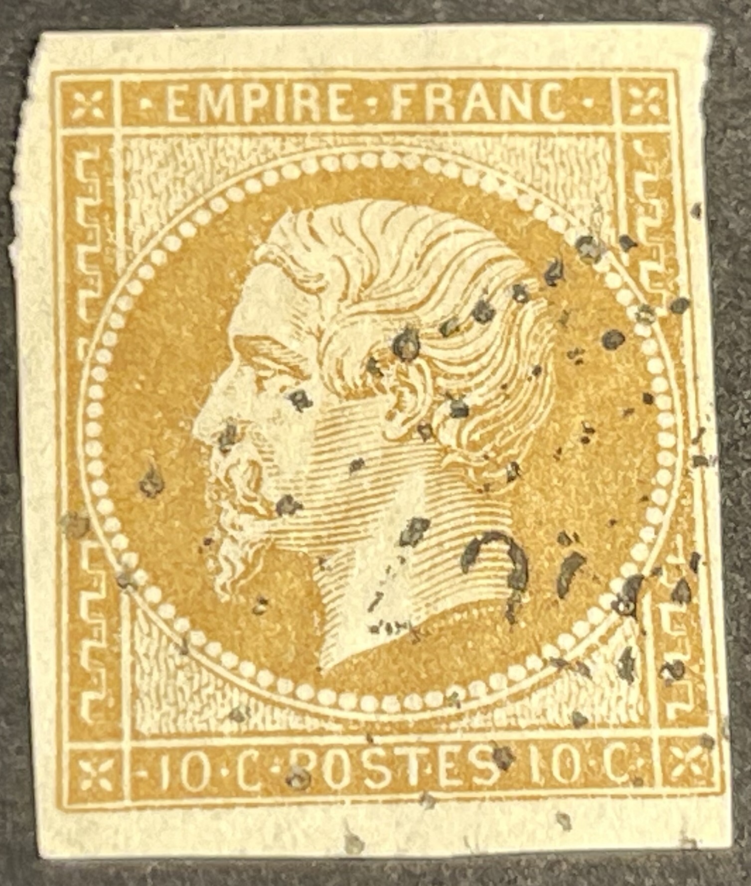 France # 14c-used---single--bister Brown/Yellowish Paper--Iai--1860 ...