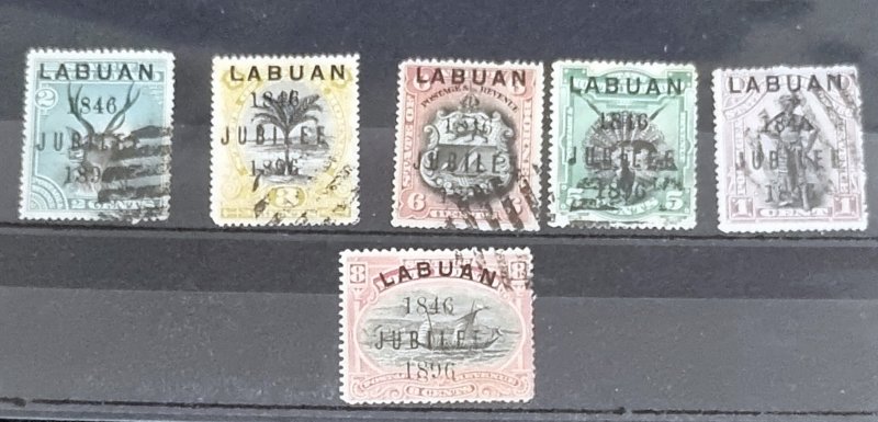 Vintage Labuan stamps | Great Britain, General Issue Stamp / HipStamp