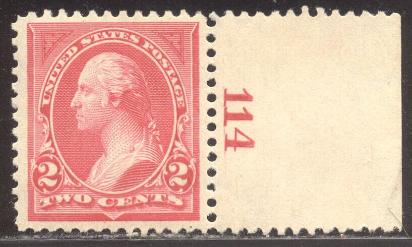U.S. #265 Mint VF NH - 1895 2c Carmine, Ty I | United States, General ...