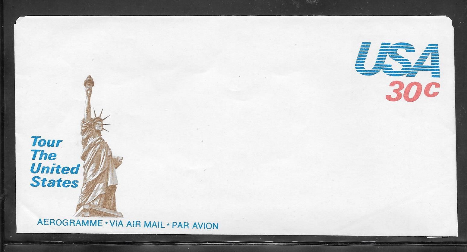 Just Fun Cover #UC53 Tour the US Unused AEROGRAM (13197) | United ...