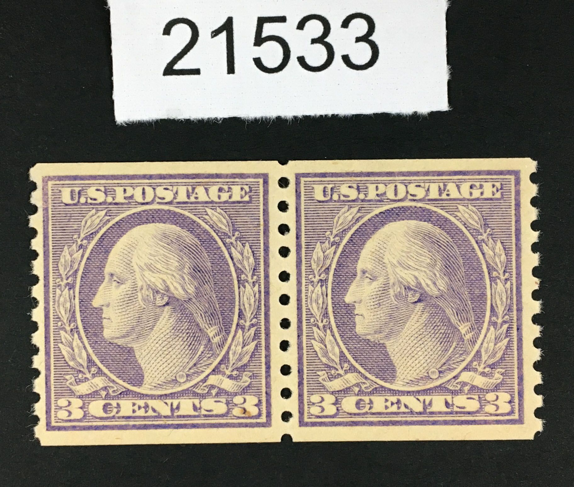 US Stamps # 493 Mint OG NH Pair $75 LOT # 21533 | United States ...