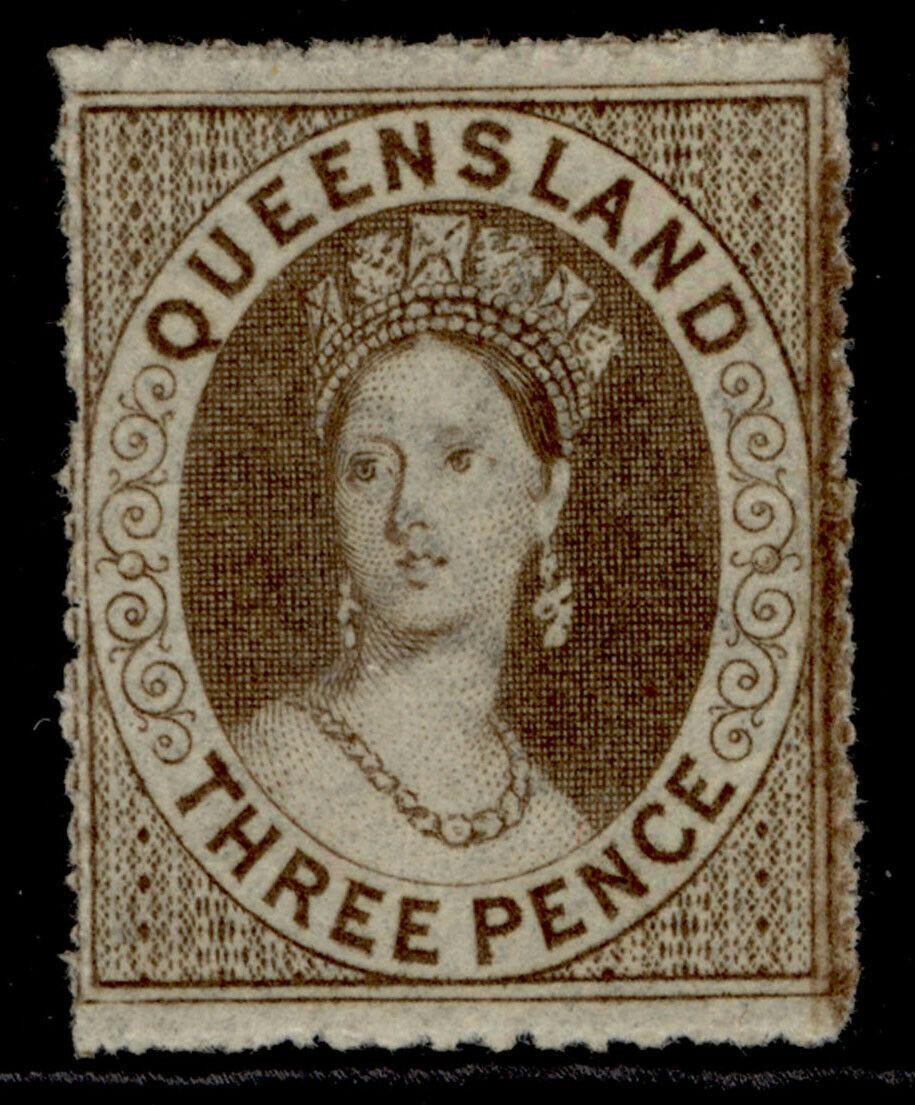AUSTRALIA - Queensland QV SG16, 3d brown, LH MINT. Cat £85. | Australia ...