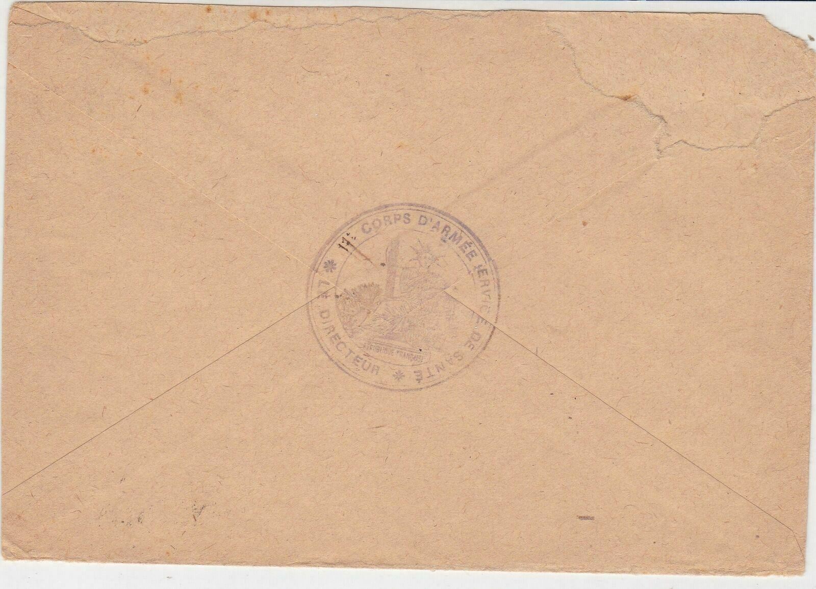 France WW1 French Military 1915 Tresor Et Postes Slogan No 144 Cover ...
