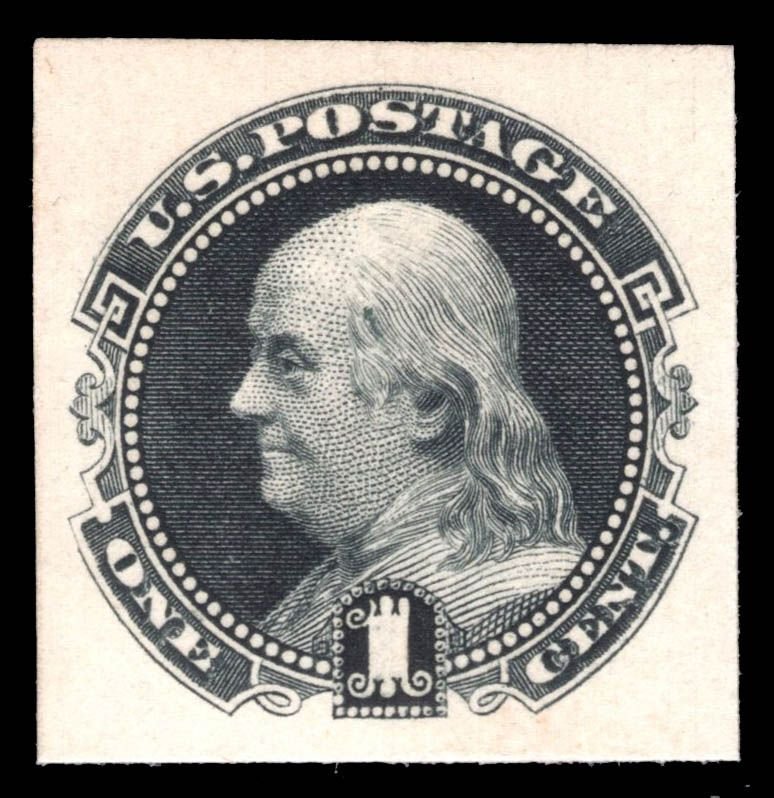 US Stamps # 123tc4a Black Atlanta Trial Proof on Card XF CAT. $150 LOT ...