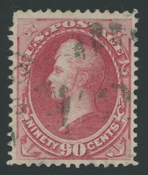 USA 166 - 90 cent Perry Large Banknote - VF Used with light cancel ...