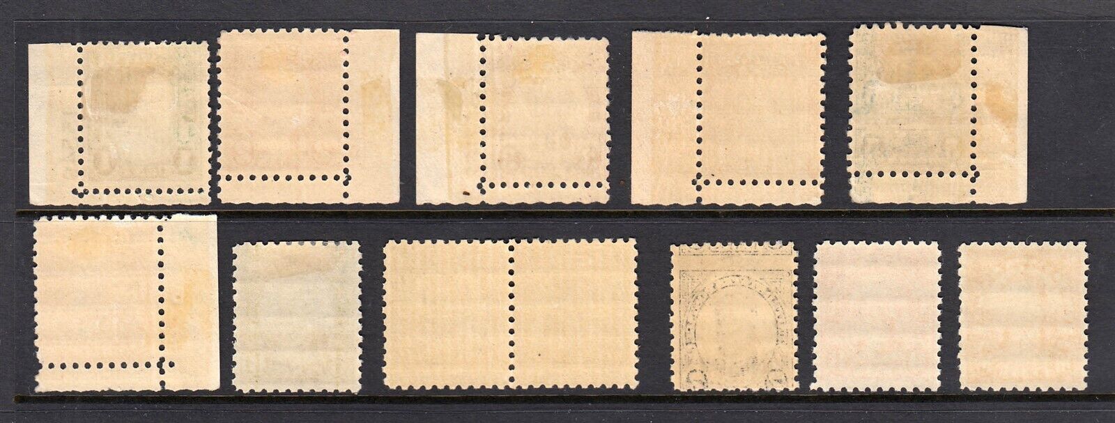 Scott #581-591 1c to 10c Perf 10 Set Mint OG H/NH | United States ...