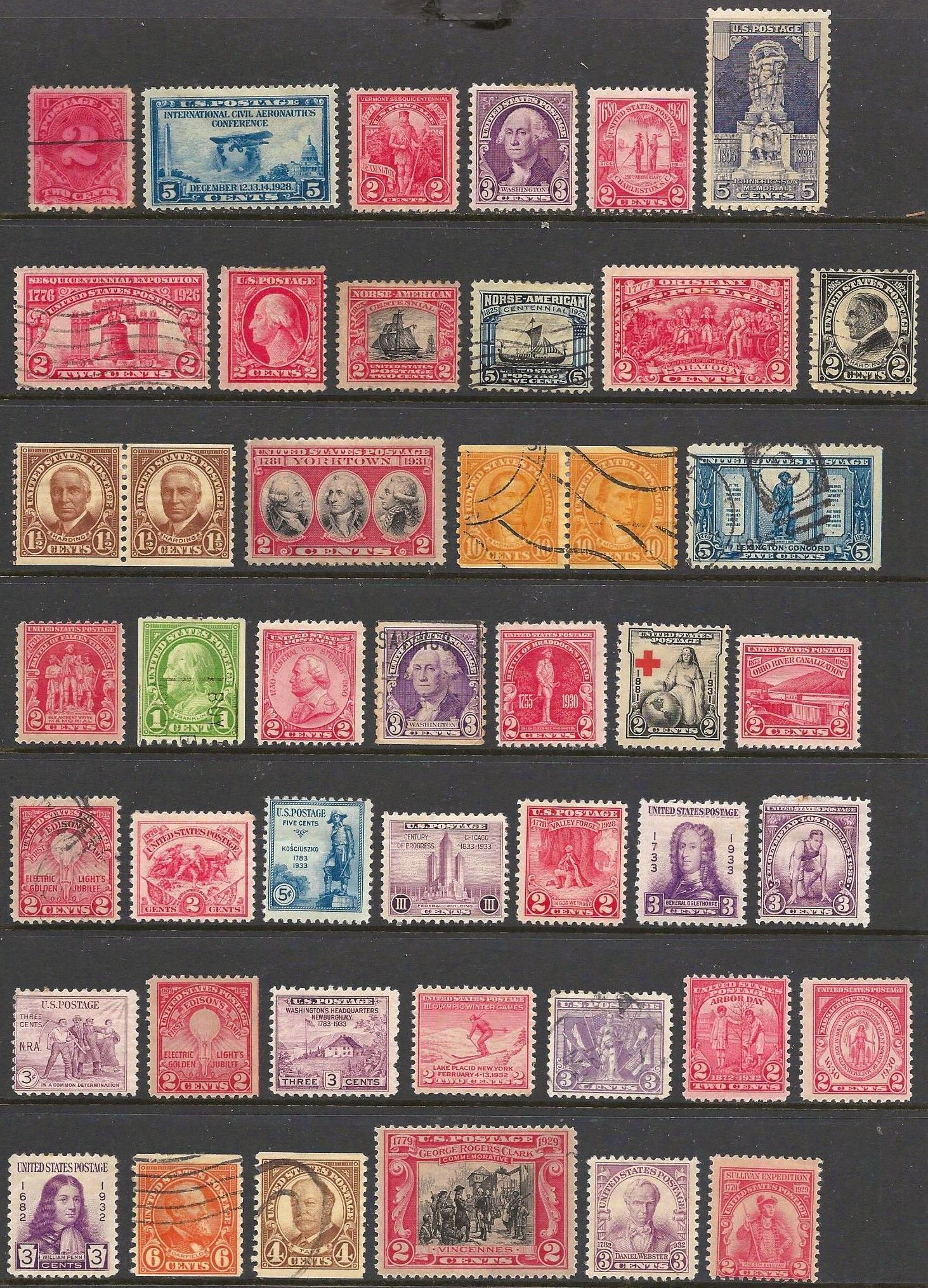 United States - 47 Blocks, Plate Blocks, zip Blocks plus 70 stamps all ...