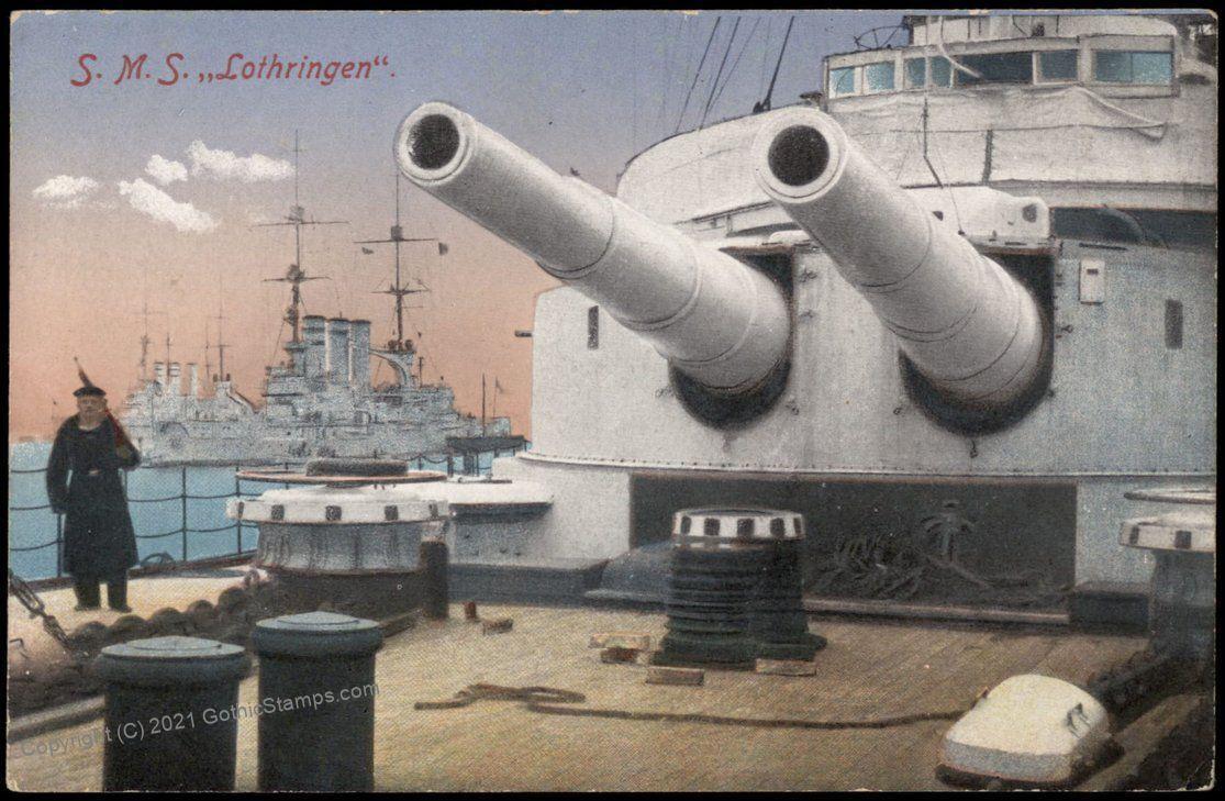 Germany WWI Navy SMS Roon Kommando MSP Feldpost Ship Pic Cover G75521 ...