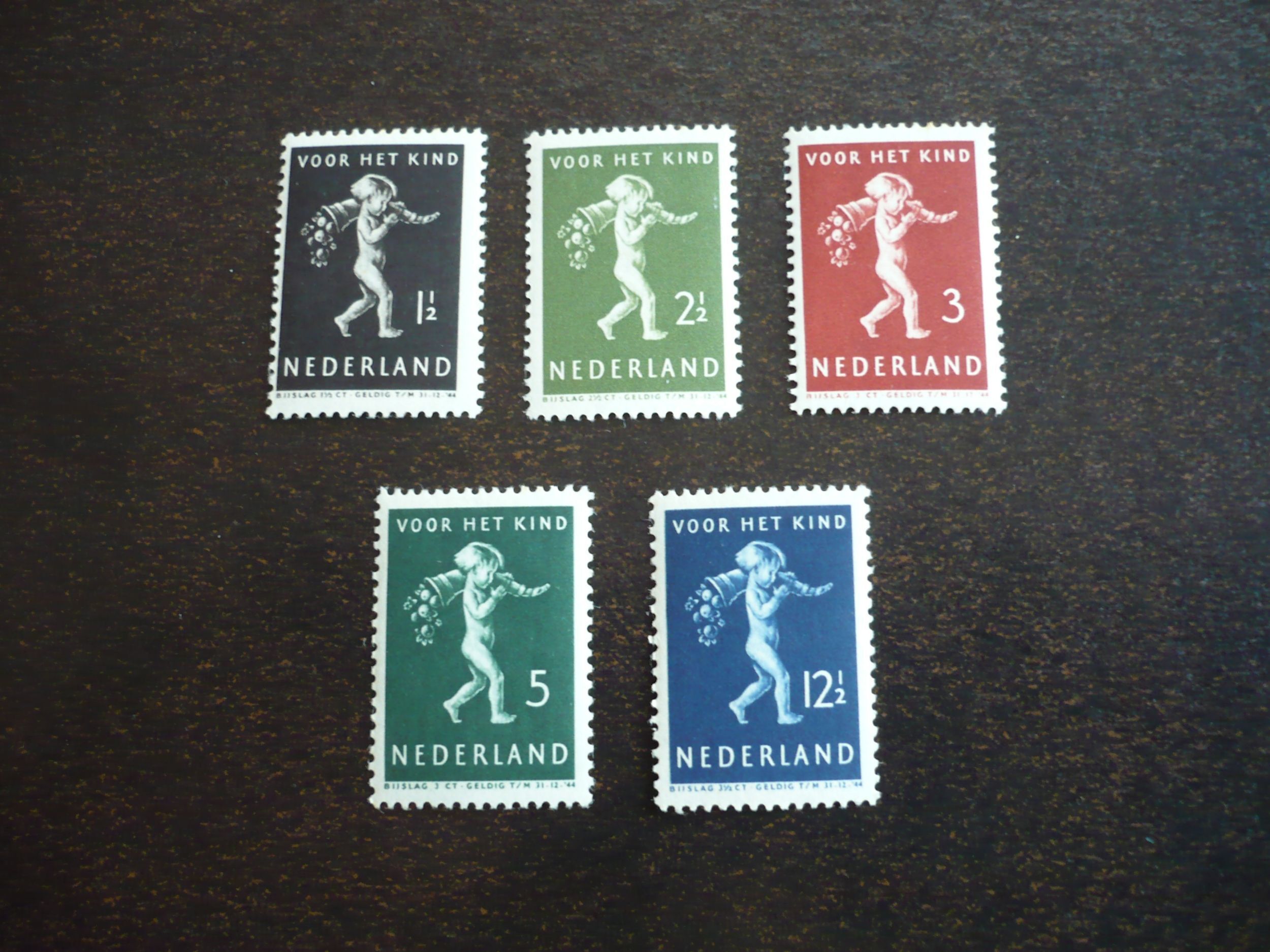 Stamps - Netherlands - Scott# B118-B122 - Mint Never Hinged Set of 5 ...