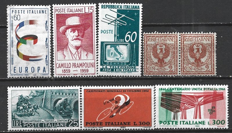 Collection LOT 20455 Italy 8 MH Stamps 1901+ Cv+$31 | Europe - Italy ...