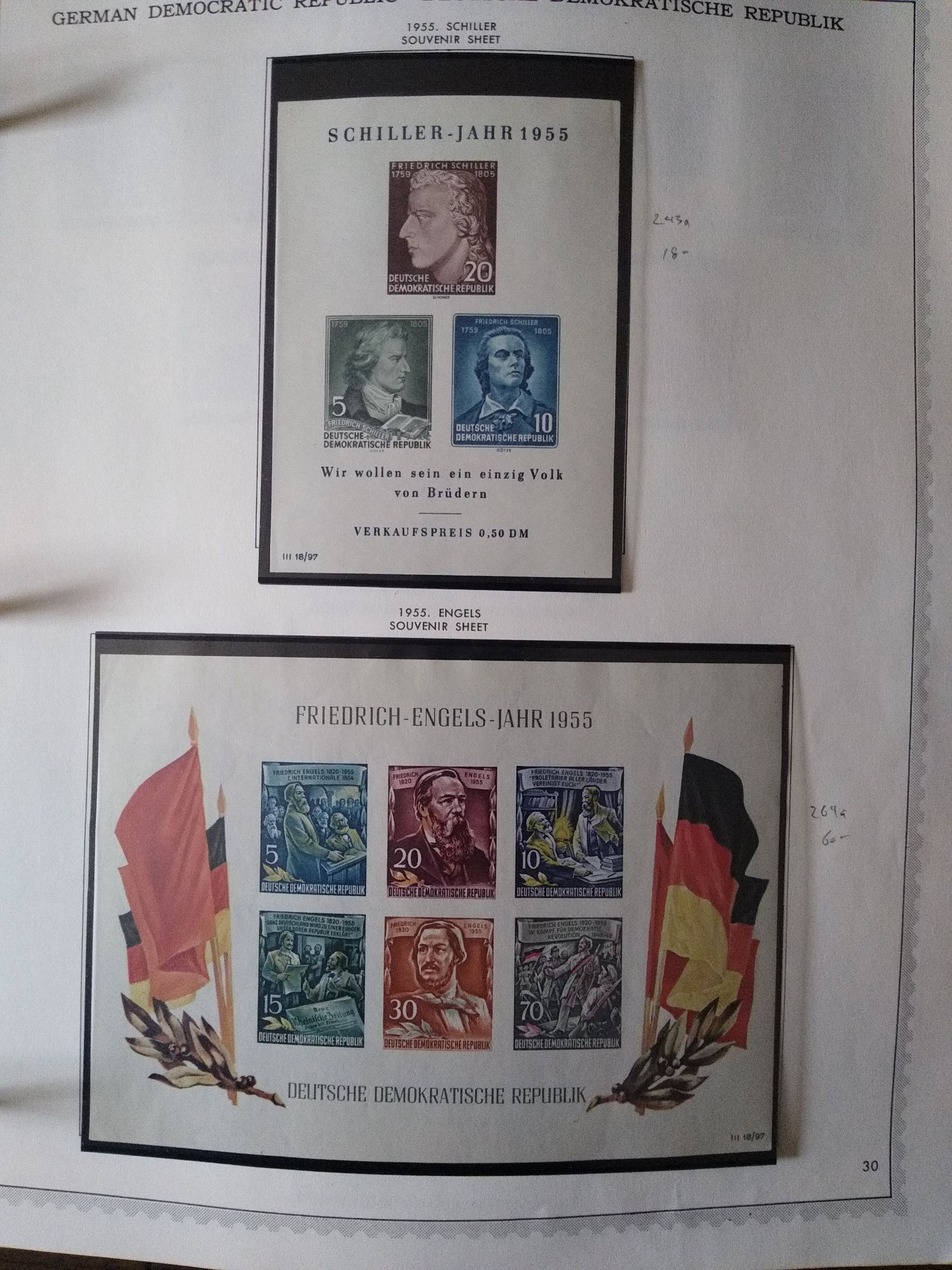 collection in album Germany DDR to 1976 in a 3 ring binder CV $400 ...
