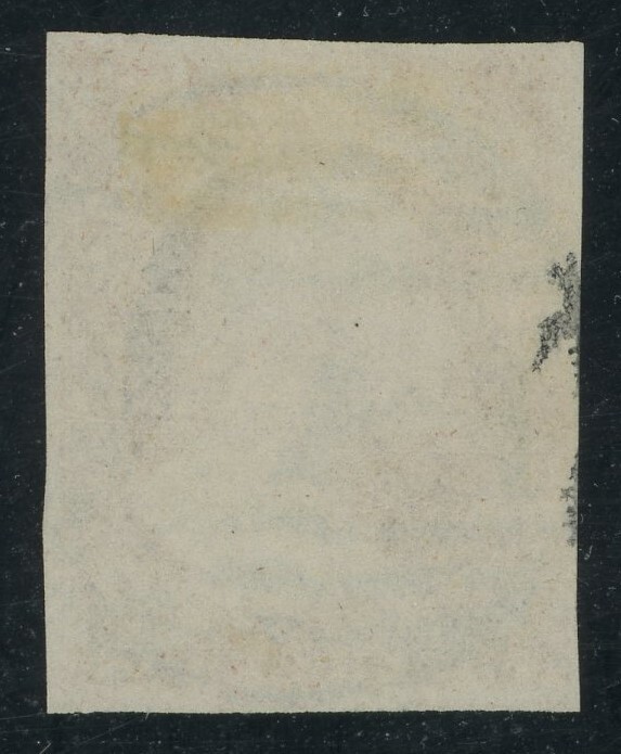 USA 11A - 3 cent Imperf Type II - XF used Jumbo with PAID in losenge ...