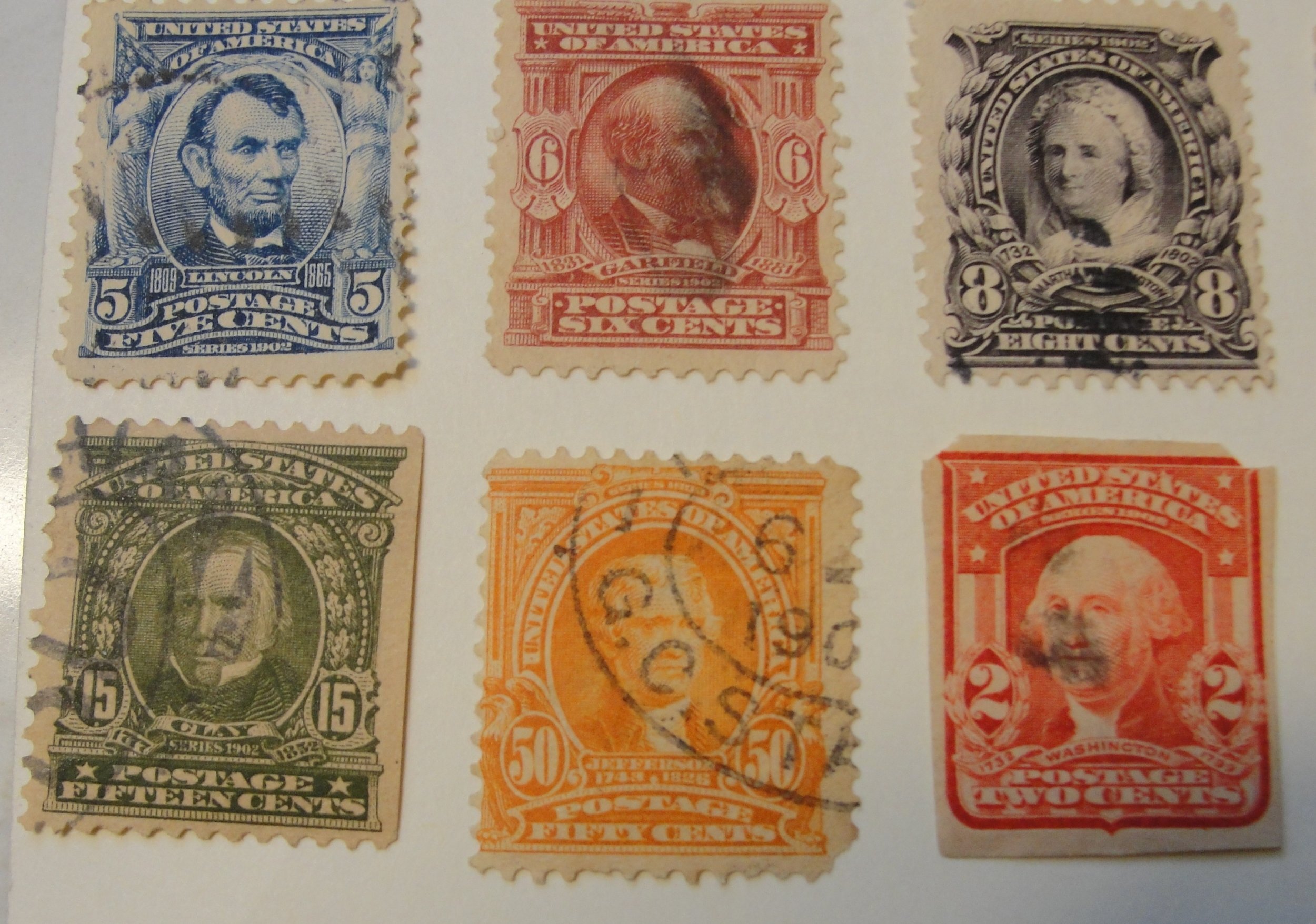 US 1902 – 03 Partial Set2 of Used Stamps | United States, General Issue ...