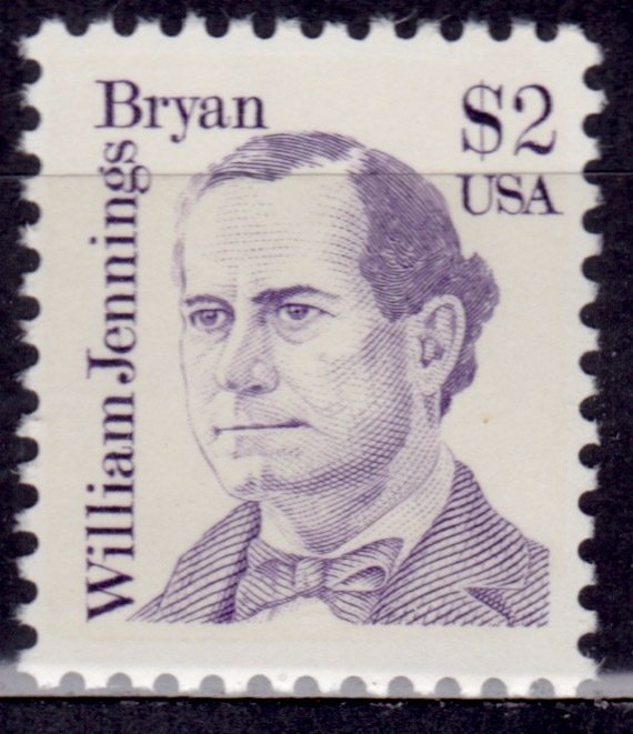 United States, 1986, Great Americans-William Jennings Bryan, $2.00 ...