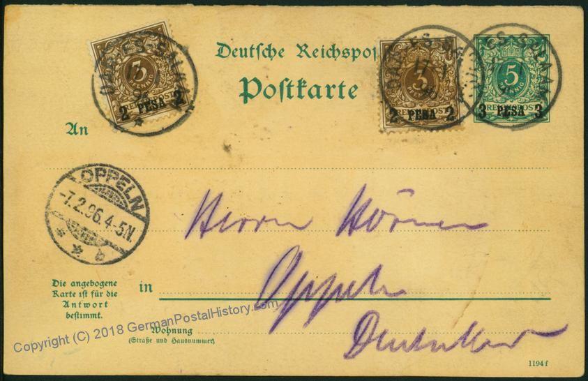 German Deutsche-Ostafrica DOA Mi1I Upfranked GS East Africa 59410 ...