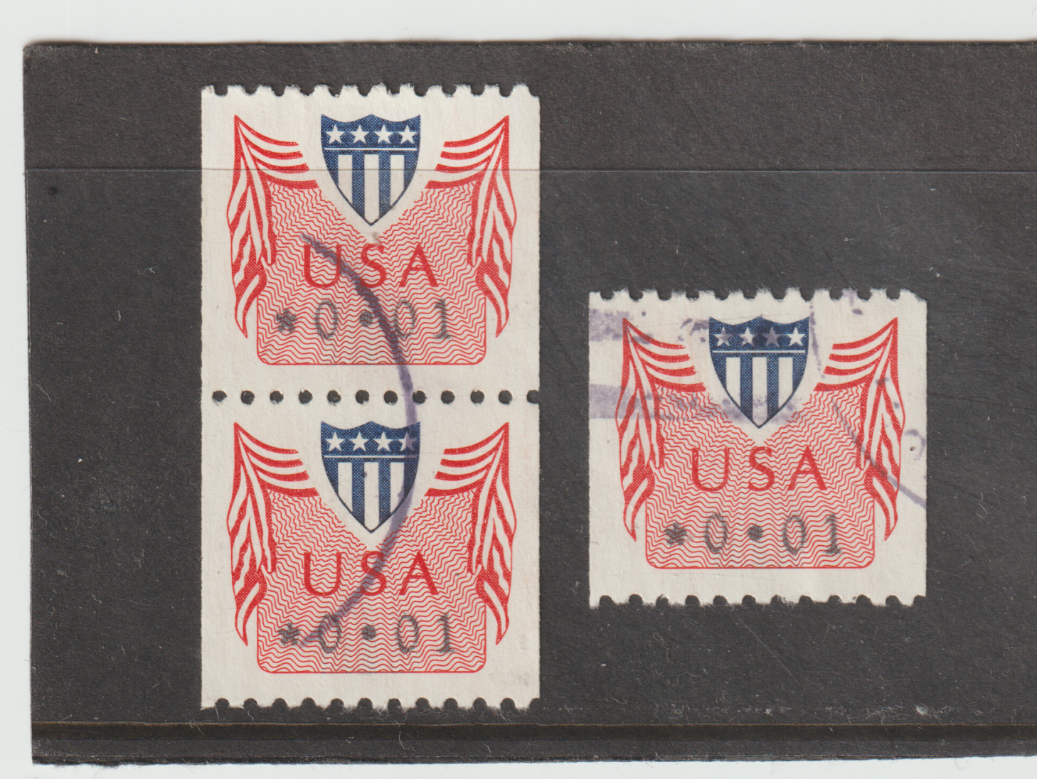 Scott's CVP-31 Used 1992 CVP Computer Generated 1 Ct Postage Coil Pair ...