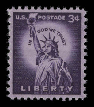 US Scott #1035 MNH OG 3c "Statue of Liberty" eGraded With Certificate ...