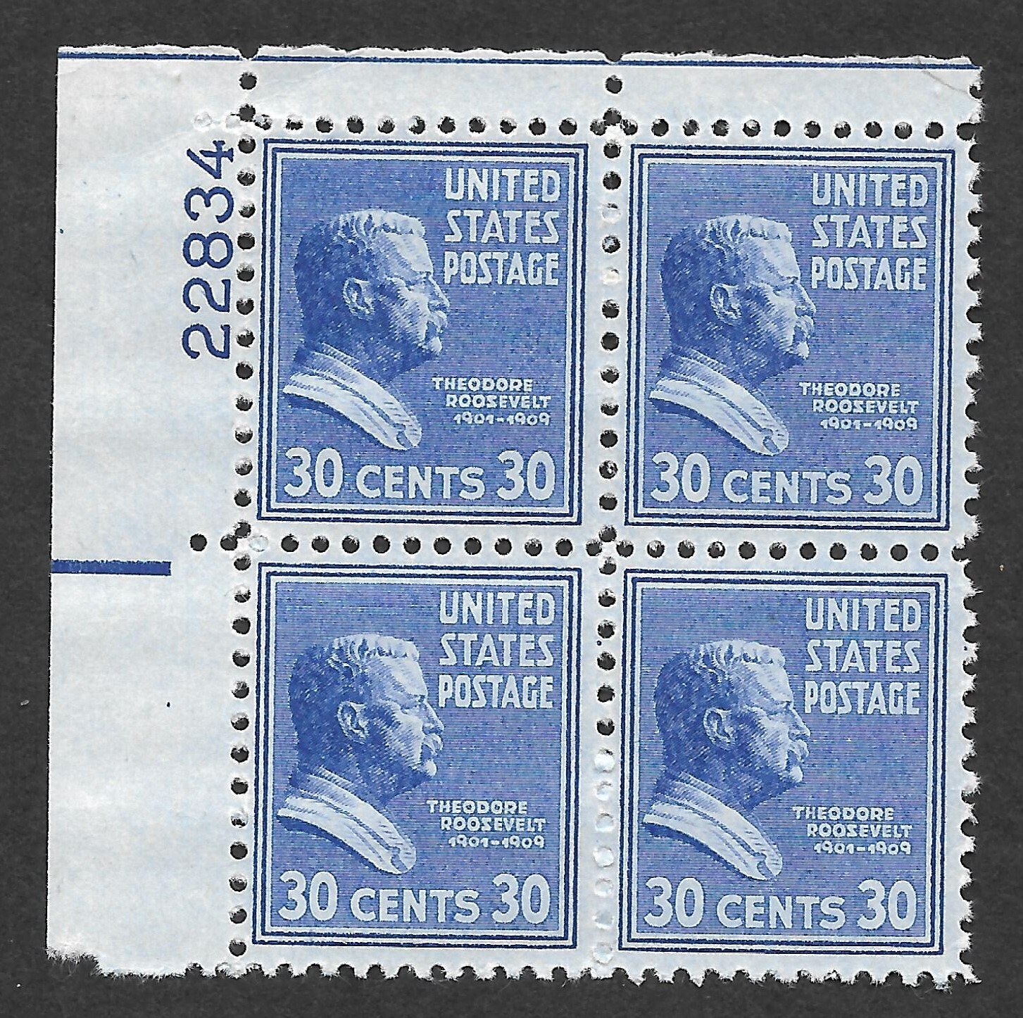 MNH 30-cent Prexie PNB, Scott #830** | United States, General Issue ...