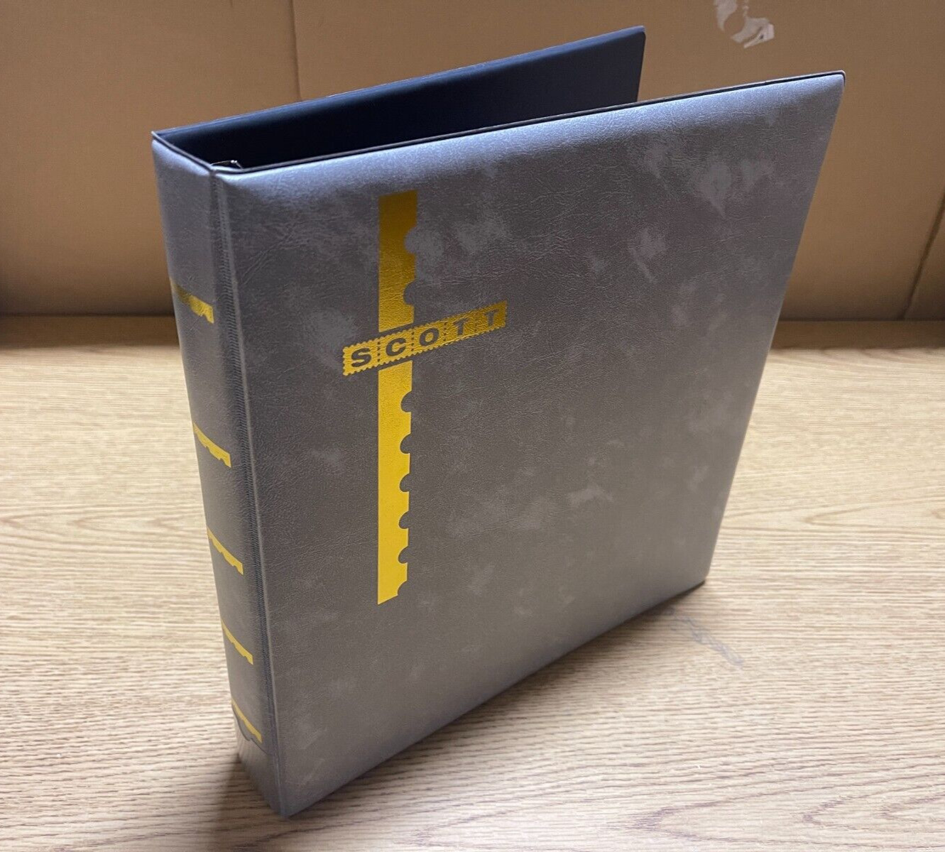 Scott Postage Stamp Large Mint Sheet Binder 3-Ring Album - Gray Item # ...