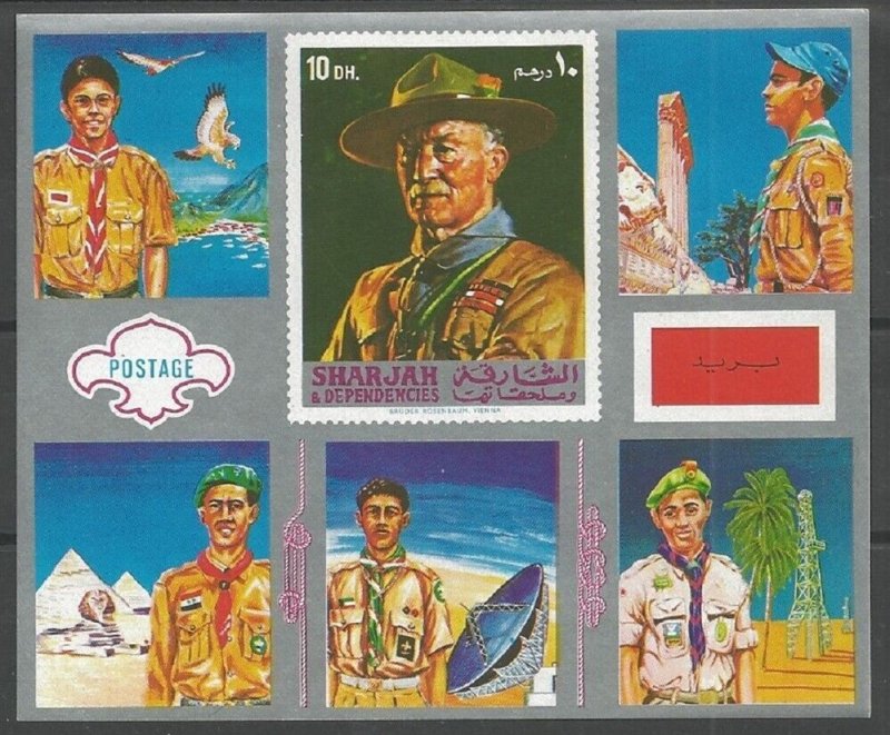 1972 Sharjah Trucial State Boy Scouts SS | Middle East - United Arab ...