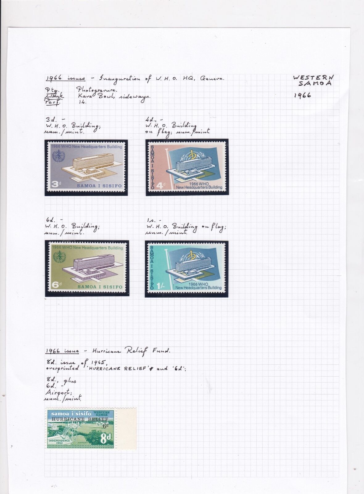 Western Samoa Stamps Ref 14676 | Australia & Oceania - Samoa, Stamp ...