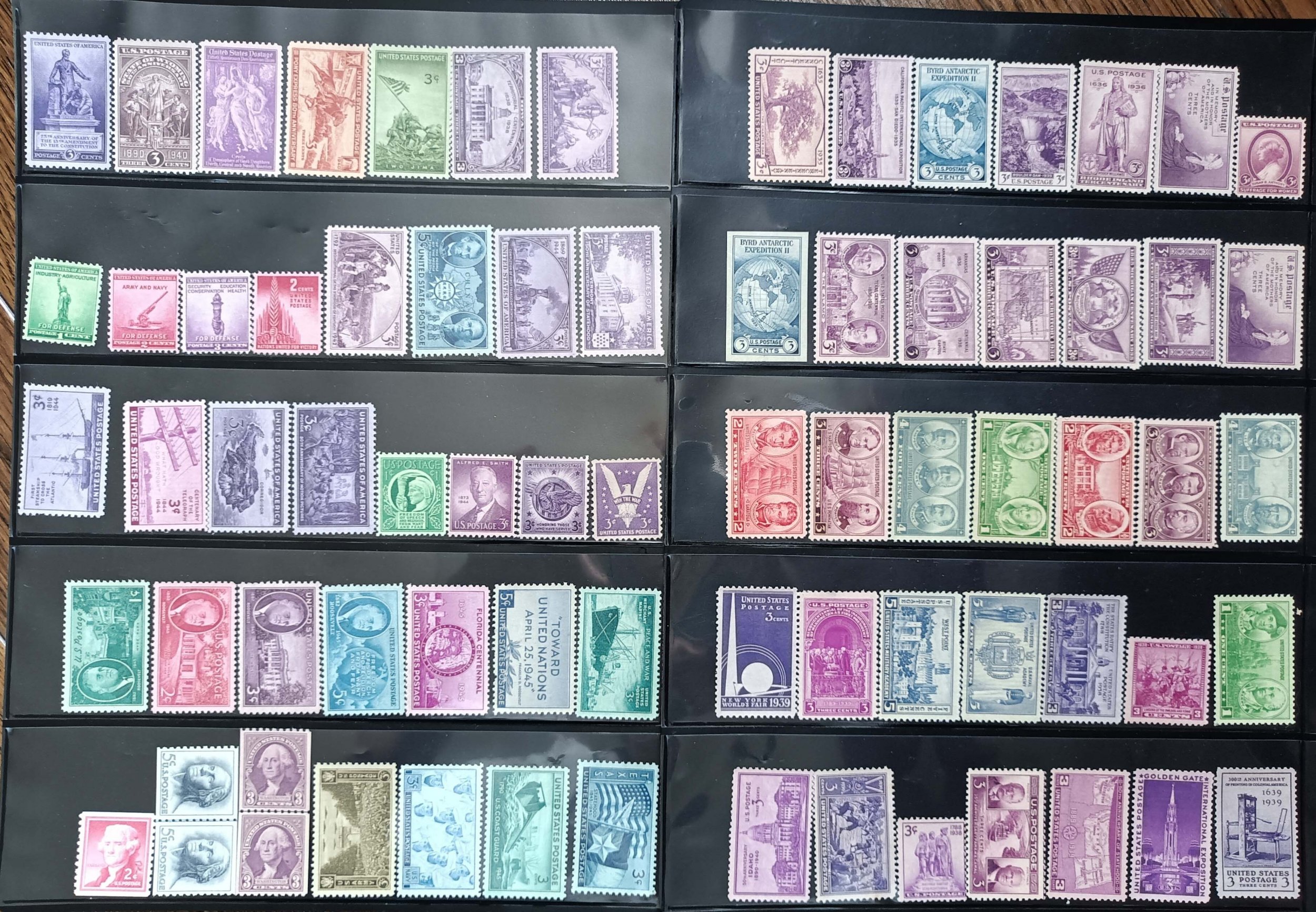 US Starter Collection including Front of Book - Unused | United States ...