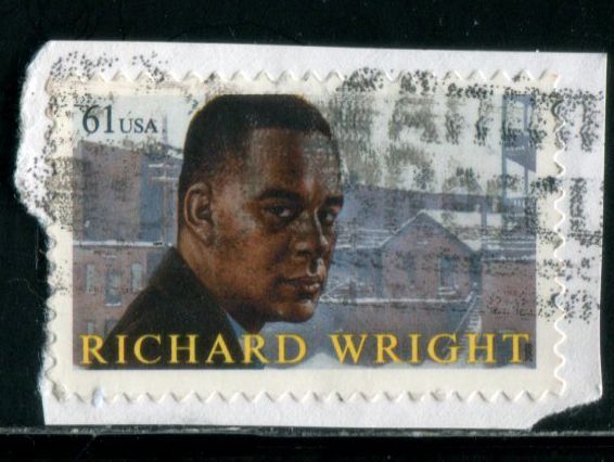 4386 US 61c Richard Wright SA, used on paper | United States, General ...