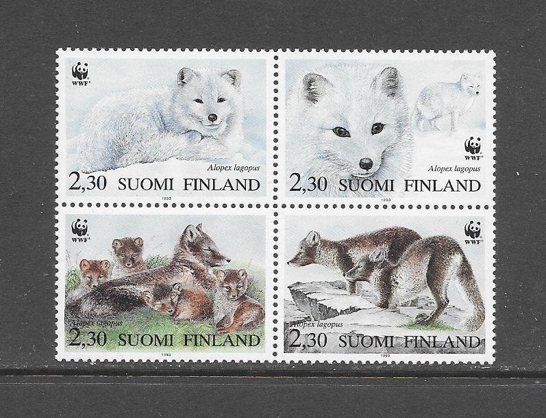 Finland #907 Arctic FOX WWF MNH | Europe - Finland, General Issue Stamp ...