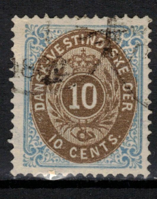 DANISH WEST INDIES Scott 10 Used | United States, General Issue Stamp ...