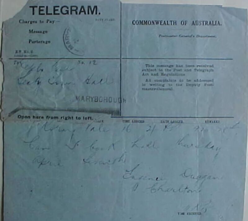 Australia Telegram 1940'S | Australia & Oceania - Australia, Stamp ...