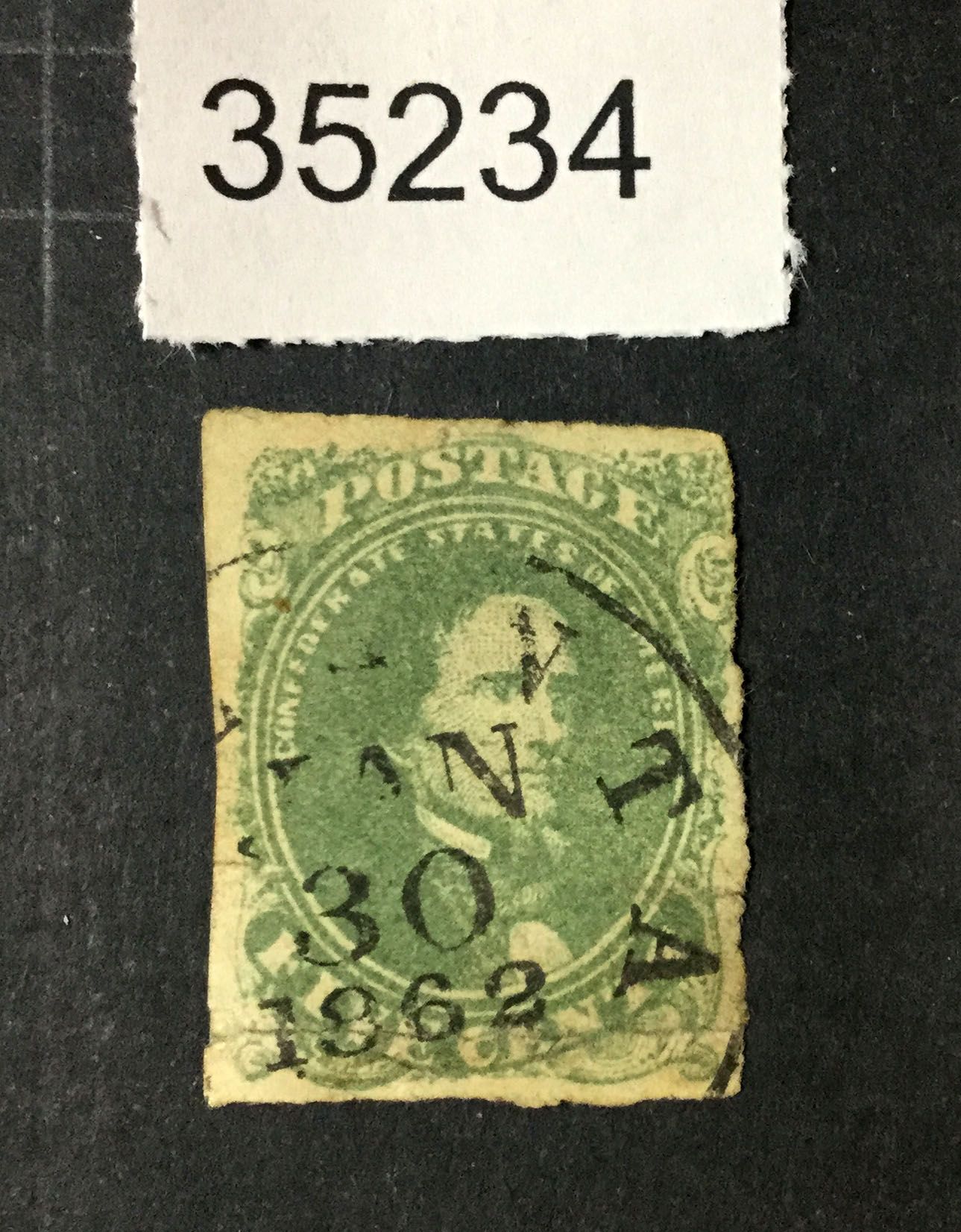 US Stamps CSA #1 Used LOT #35234 | United States, General Issue Stamp ...