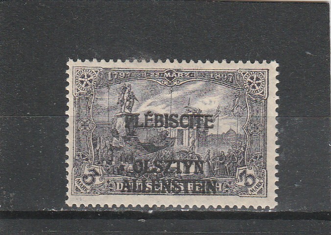 Allenstein Scott# 14 MH (1920 Overprinted) | Europe - Germany ...