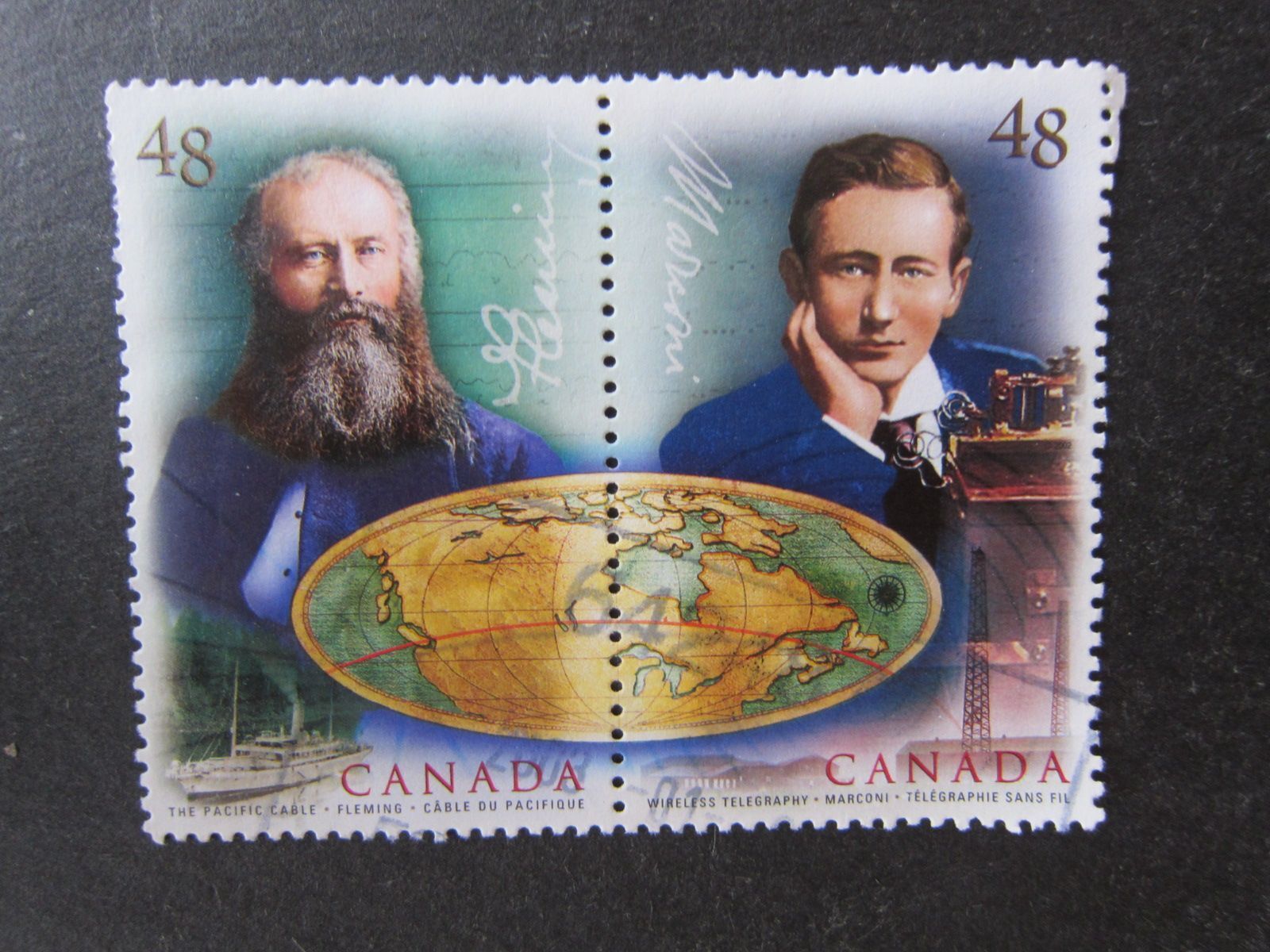Canada #1963-1964 Pair Communications Technology Nice stamps {caCl3 ...