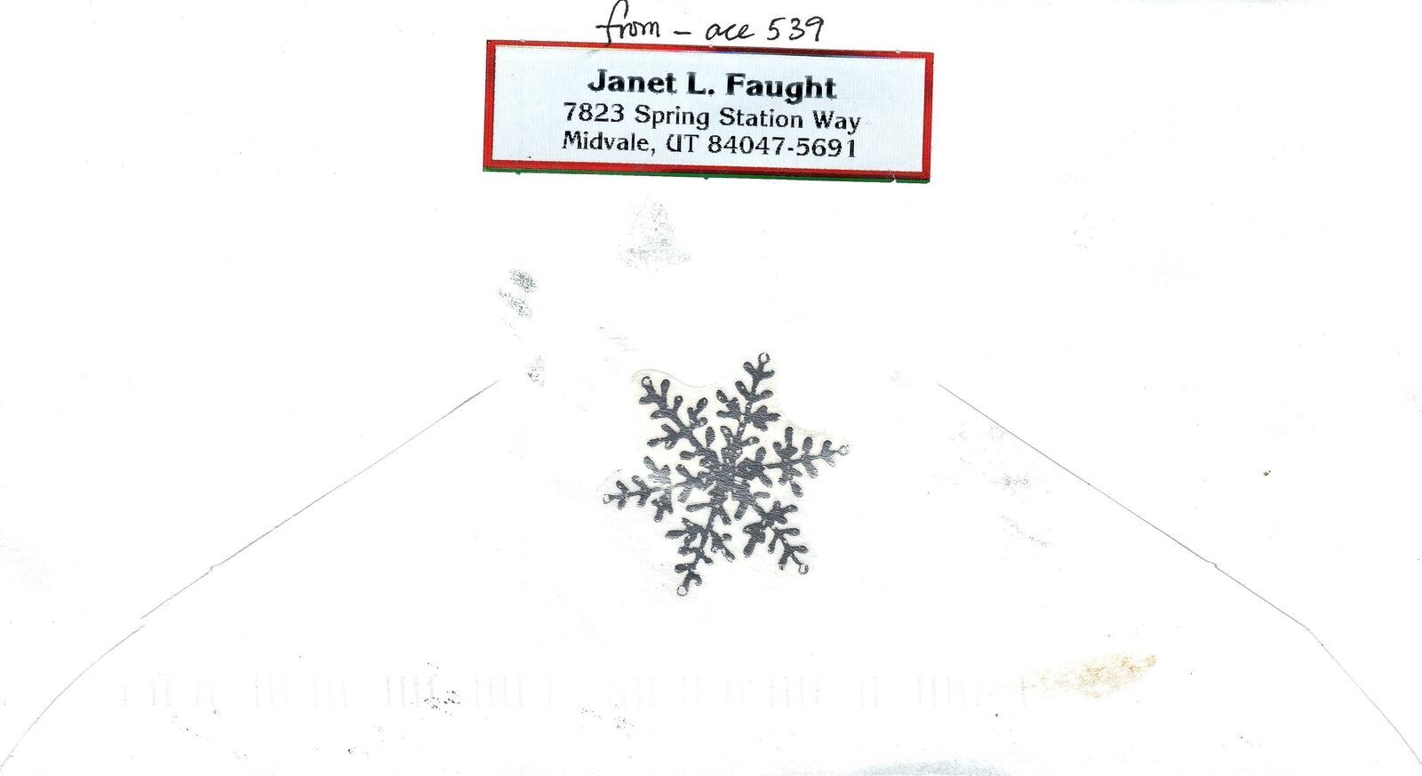 Scott U595 Stationery Envelope With Corner Card Shearith Israel ...