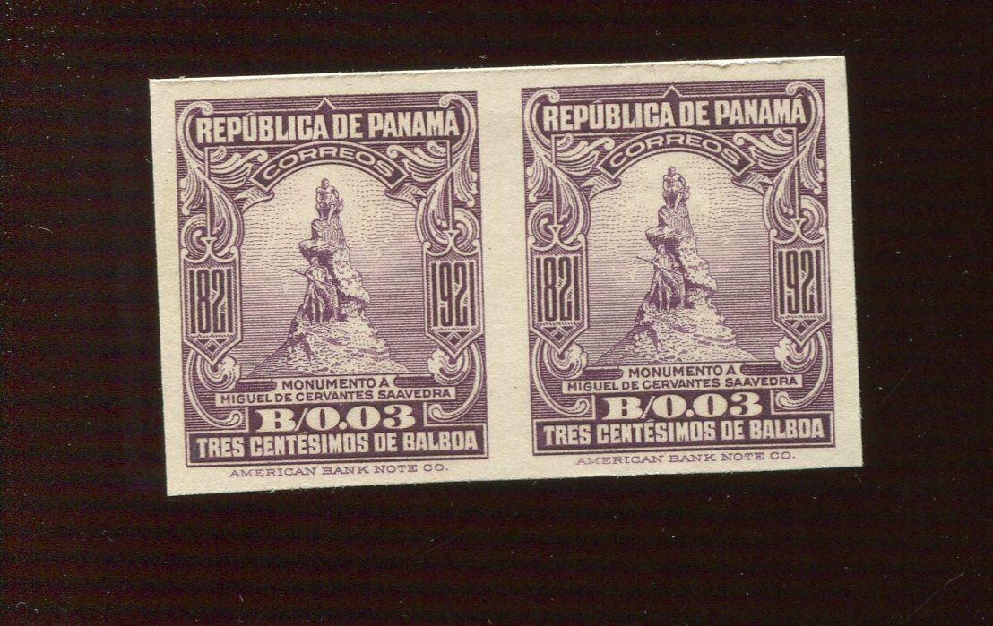 Panama 224 Centenary of Independence India Plate Proof on Card Pair of ...