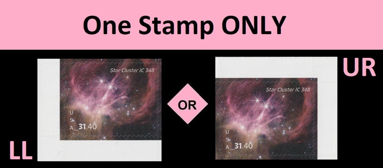 US 5955 Express Mail Star Cluster IC 348 corner single MNH 2025 after 1 ...