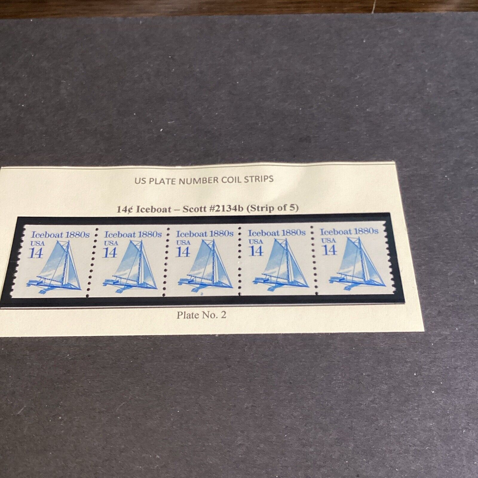 Scott#2134b-14c Iceboat PNC5-MNH-US | United States, General Issue ...
