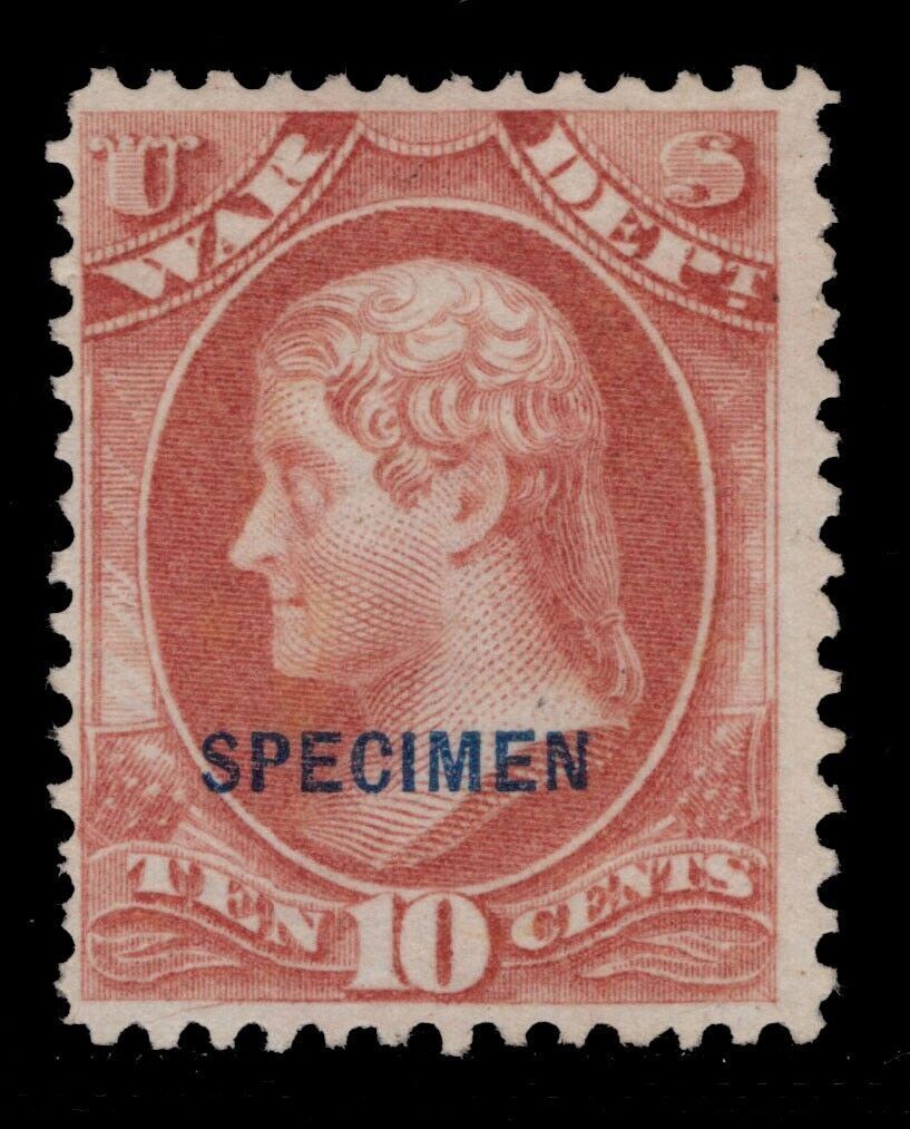 US Stamps #O88S WAR 24c Official Specimen CAT. $1,400 LOT #85017 ...