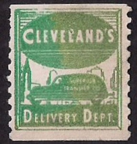 CLEVELAND Superior Transit Co Parcel Stamp (coil) Used, truly hard to ...